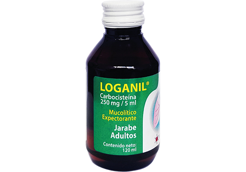 Loganil (Carbocisteina) 250mg/5ml Jarabe Adultos Frasco X, 45% OFF